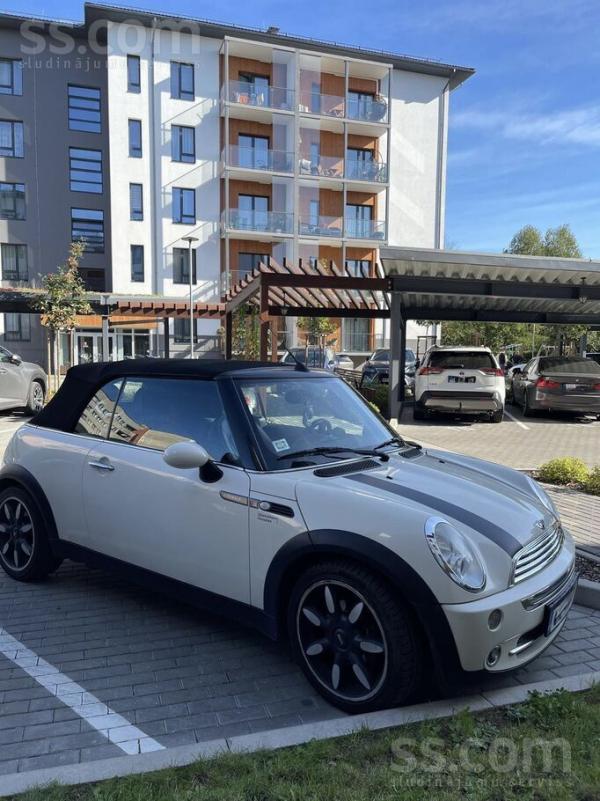 MINI Cabrio 2008 Jūrmala, ar dzinēja tilpumu 1.60 L un nobraukumu 175 tūkst. km par 4950 €, foto 6 vietnē AUTOMOTO.COM.LV