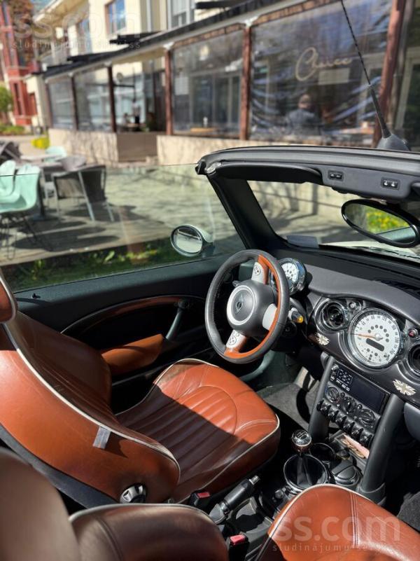 MINI Cabrio 2008 Jūrmala, ar dzinēja tilpumu 1.60 L un nobraukumu 175 tūkst. km par 4950 €, foto 7 vietnē AUTOMOTO.COM.LV