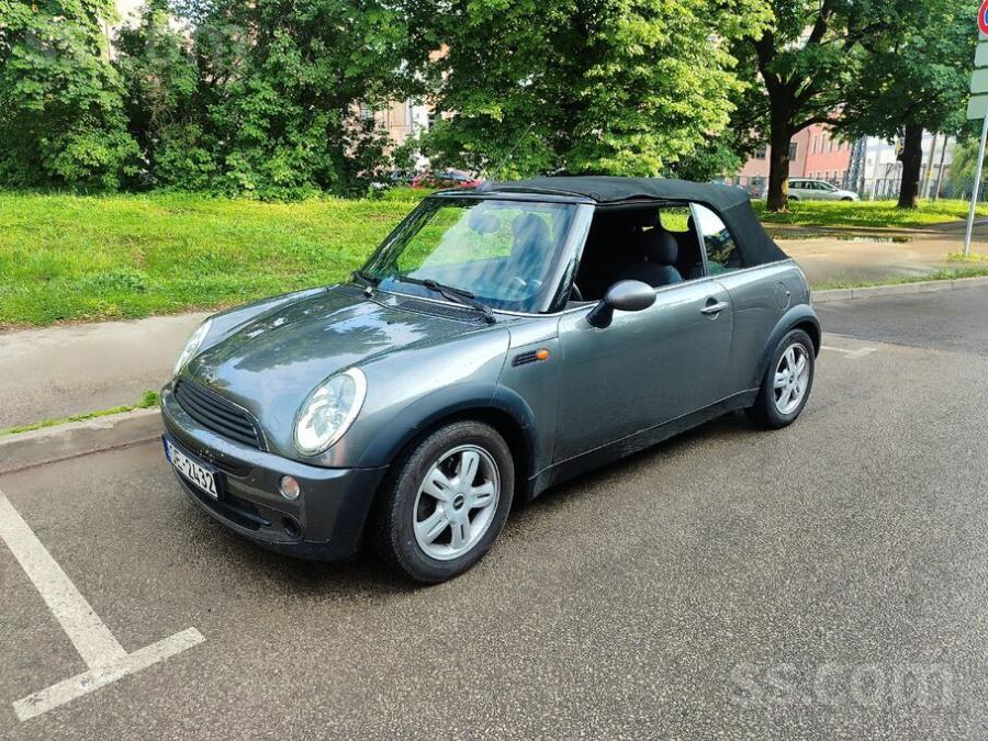 Zaļš MINI Cabrio 2004 Rīga, ar dzinēja tilpumu 1.60 L un nobraukumu 223 tūkst. km par 1450 €, foto 4 vietnē AUTOMOTO.COM.LV