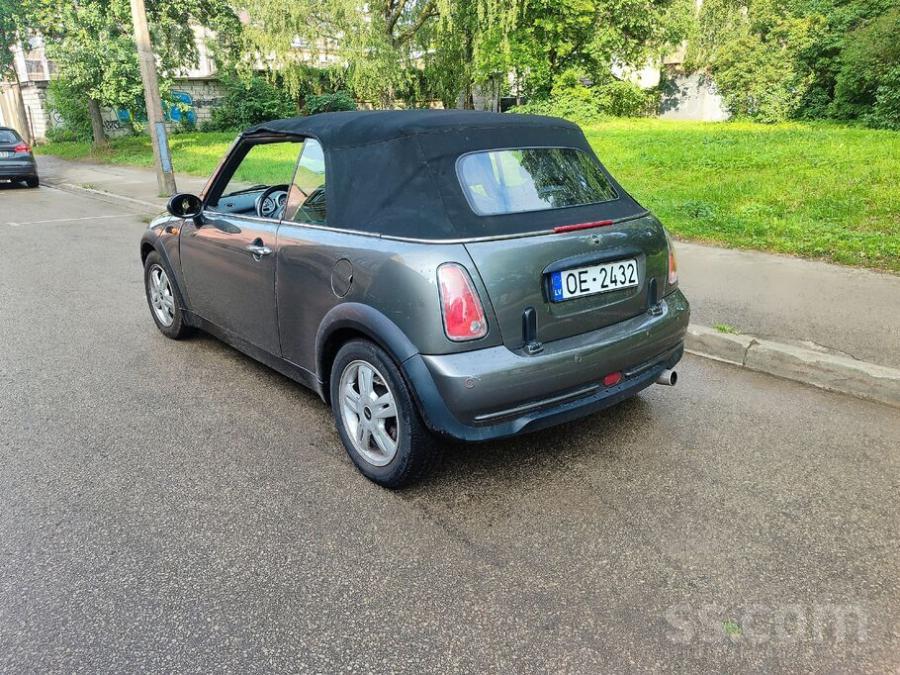 Zaļš MINI Cabrio 2004 Rīga, ar dzinēja tilpumu 1.60 L un nobraukumu 223 tūkst. km par 1450 €, foto 5 vietnē AUTOMOTO.COM.LV