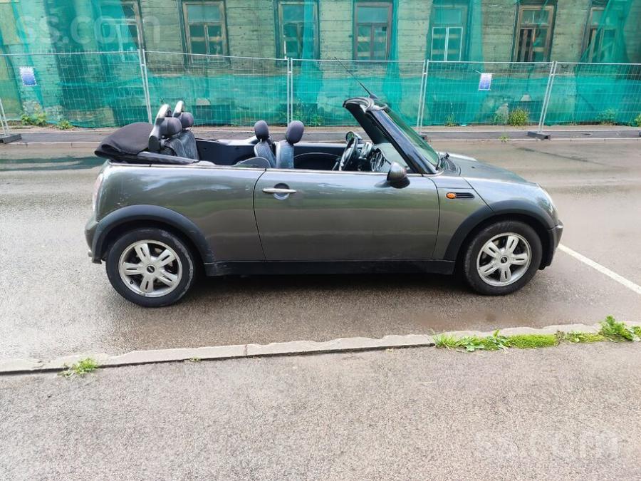 Zaļš MINI Cabrio 2004 Rīga, ar dzinēja tilpumu 1.60 L un nobraukumu 223 tūkst. km par 1450 €, foto 6 vietnē AUTOMOTO.COM.LV