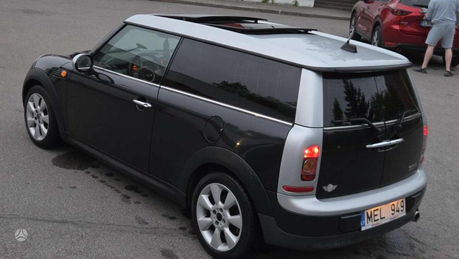 Black MINI Clubman 2008 in Klaipeda, with an engine capacity of 1.60 L and mileage of 321 thousand km for 2700 €, photo 6 on AUTOMOTO.COM.LV