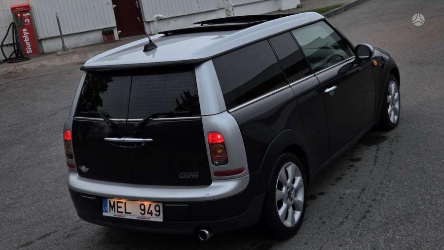 Black MINI Clubman 2008 in Klaipeda, with an engine capacity of 1.60 L and mileage of 321 thousand km for 2700 €, photo 9 on AUTOMOTO.COM.LV