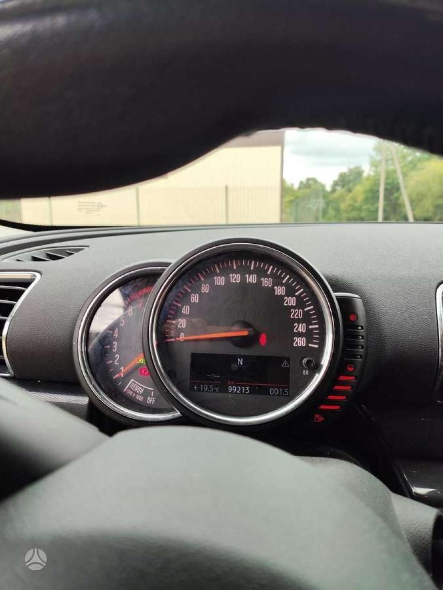 Melns MINI Clubman 2016 Šilutė, ar dzinēja tilpumu 1.50 L un nobraukumu 99 tūkst. km par 5500 €, foto 11 vietnē AUTOMOTO.COM.LV