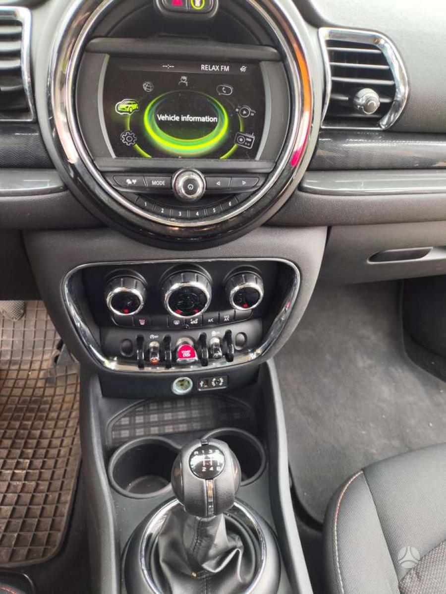 Melns MINI Clubman 2016 Šilutė, ar dzinēja tilpumu 1.50 L un nobraukumu 99 tūkst. km par 5500 €, foto 12 vietnē AUTOMOTO.COM.LV