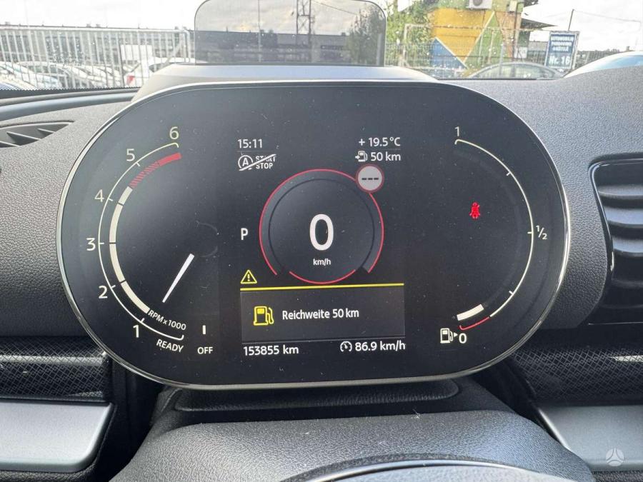 Black MINI Clubman 2021 in Kaunas, with an engine capacity of 2.00 L and mileage of 154 thousand km for 15900 €, photo 16 on AUTOMOTO.COM.LV