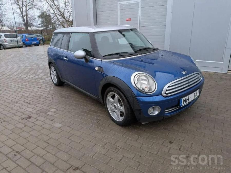 Zils MINI Clubman 2008 Rīga, ar dzinēja tilpumu 1.60 L un nobraukumu 207 tūkst. km par 3700 €, foto 2 vietnē AUTOMOTO.COM.LV