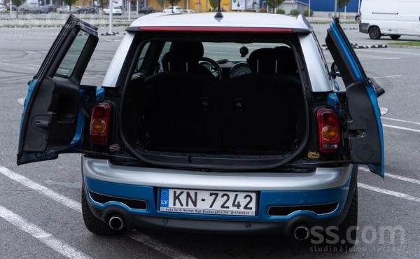 Синий Мини Клабмен 2008 в Рига, объемом двигателя 1.60 л и пробегом 140 тыс. км за 4750 €, фото 5 на AUTOMOTO.COM.LV