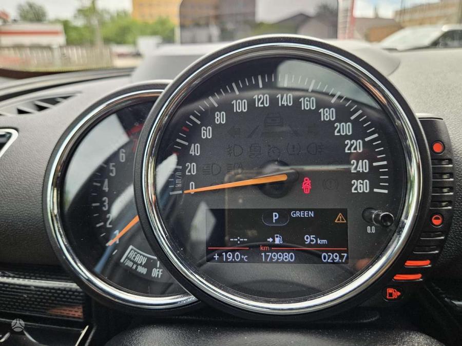 Zils MINI Clubman 2016 Šauļi, ar dzinēja tilpumu 2.00 L un nobraukumu 180 tūkst. km par 10450 €, foto 24 vietnē AUTOMOTO.COM.LV