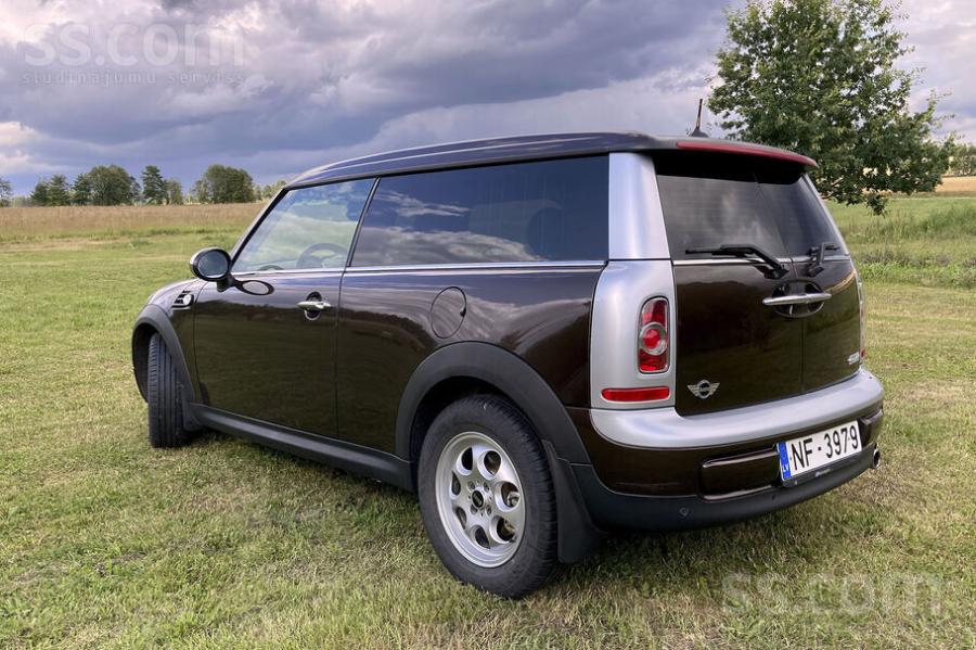 Brown MINI Clubman 2010 in Riga, with an engine capacity of 1.60 L and mileage of 212 thousand km for 3750 €, photo 5 on AUTOMOTO.COM.LV