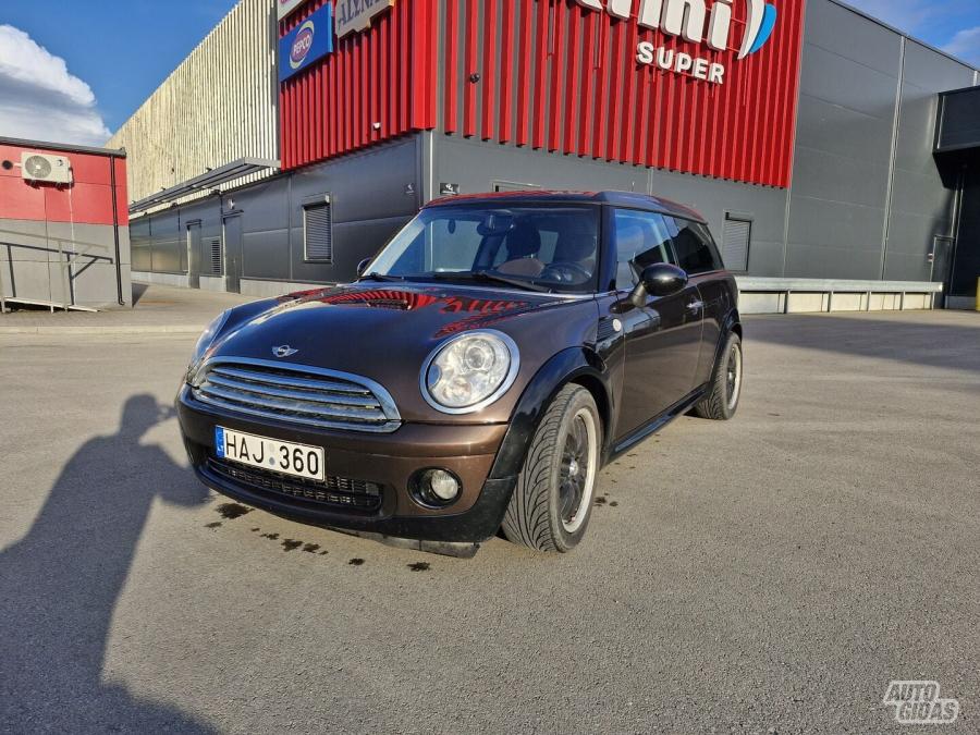Brown MINI Clubman 2008 in Kretinga, with an engine capacity of 1.60 L and mileage of 194 thousand km for 3500 €, photo 1 on AUTOMOTO.COM.LV