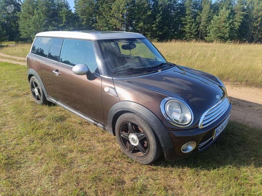 Brown MINI Clubman 2009 in Zarasai, with an engine capacity of 1.60 L and mileage of 207 thousand km for 2000 €, photo 3 on AUTOMOTO.COM.LV