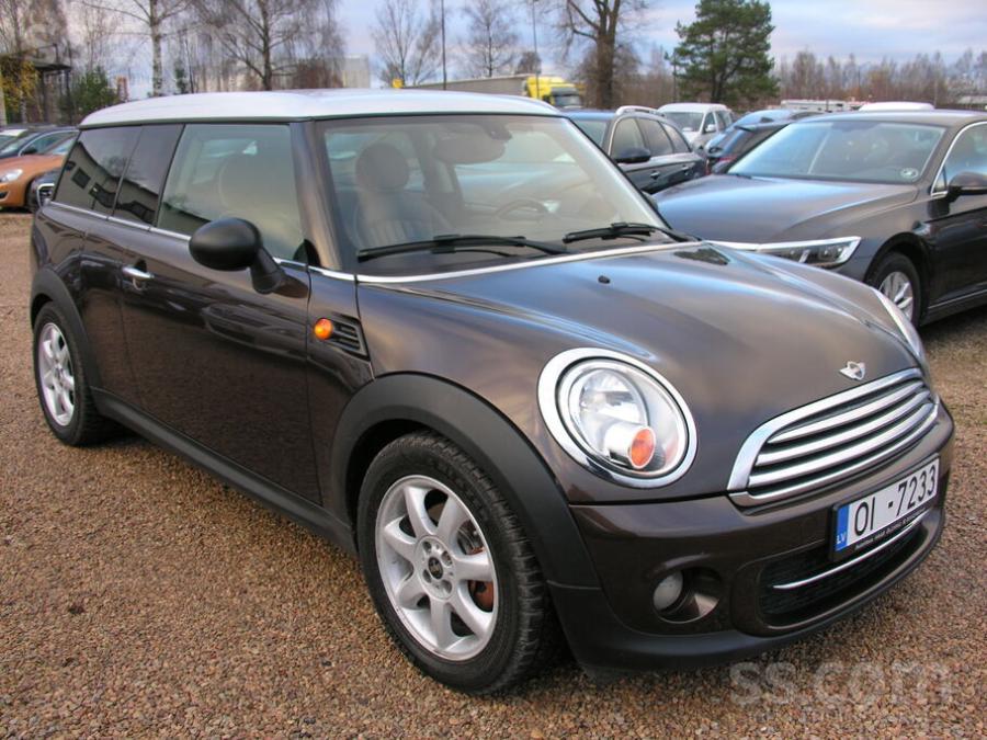 Brūns MINI Clubman 2012 Rīga, ar dzinēja tilpumu 1.60 L un nobraukumu 228 tūkst. km par 4950 €, foto 3 vietnē AUTOMOTO.COM.LV