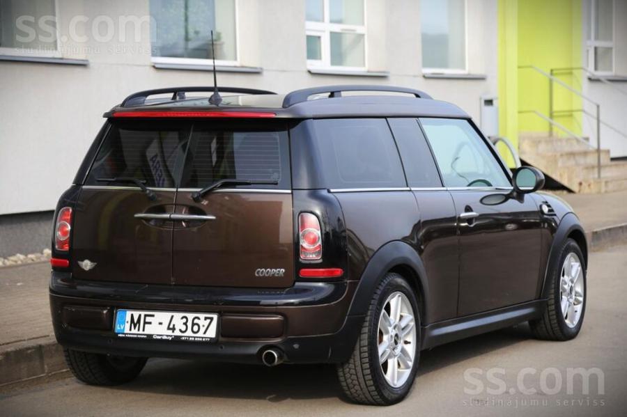 Brūns MINI Clubman 2012 Rīga, ar dzinēja tilpumu 1.60 L un nobraukumu 273 tūkst. km par 4995 €, foto 7 vietnē AUTOMOTO.COM.LV