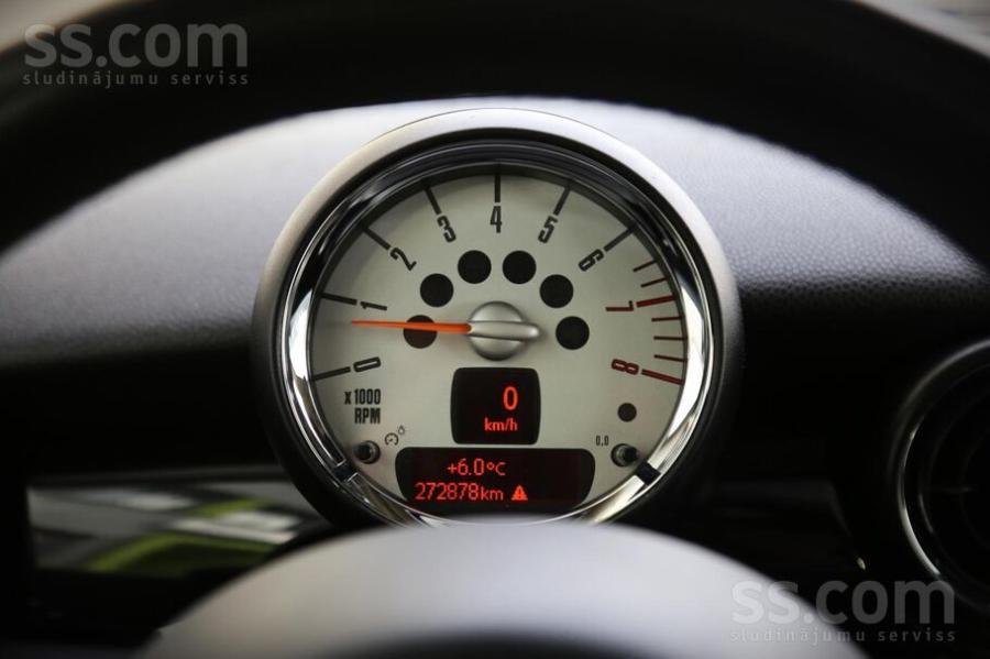 Brūns MINI Clubman 2012 Rīga, ar dzinēja tilpumu 1.60 L un nobraukumu 273 tūkst. km par 4995 €, foto 8 vietnē AUTOMOTO.COM.LV