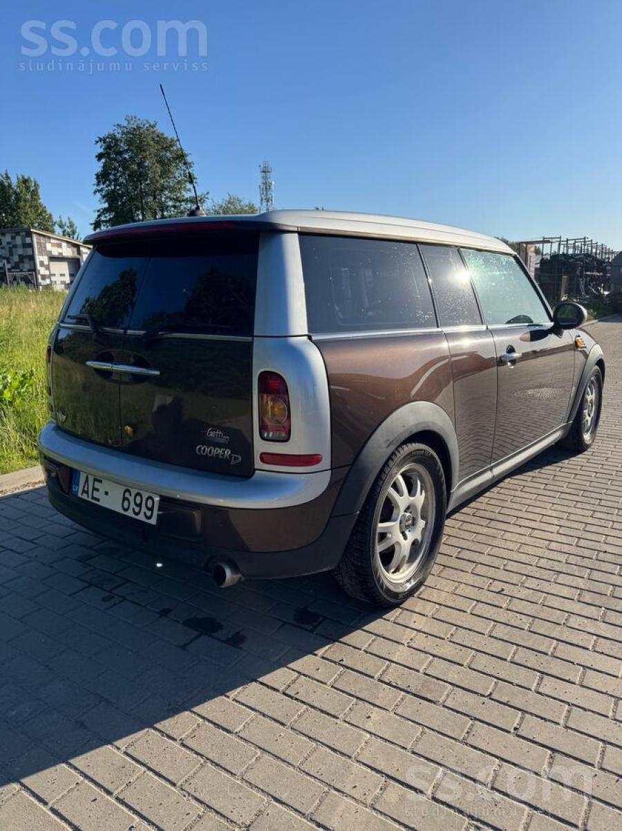 Brown MINI Clubman 2007 in Riga, with an engine capacity of 1.60 L and mileage of 270 thousand km for 3400 €, photo 5 on AUTOMOTO.COM.LV
