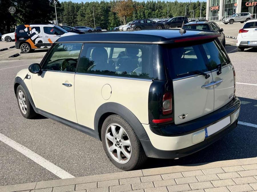 Brown MINI Clubman 2010 in Vilnius, with an engine capacity of 1.60 L and mileage of 197 thousand km for 2800 €, photo 8 on AUTOMOTO.COM.LV