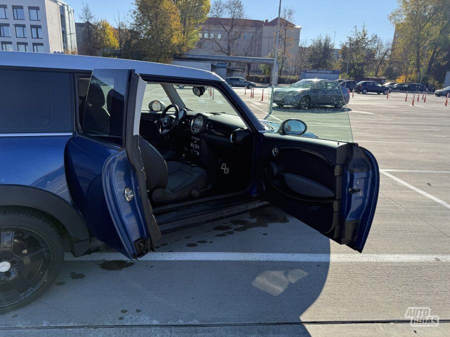 MINI Clubman 2008 in Vilnius, with an engine capacity of 1.60 L and mileage of 230 thousand km for 1900 €, photo 10 on AUTOMOTO.COM.LV