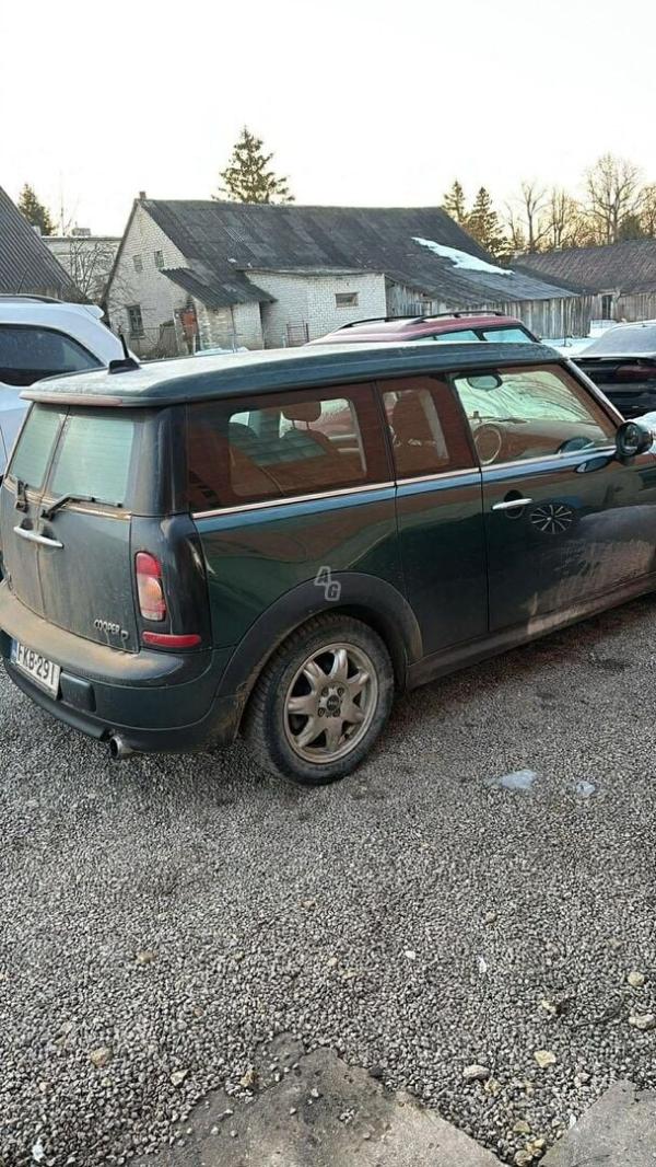 Zaļš MINI Clubman 2009 Pasvalys, ar dzinēja tilpumu 1.60 L un nobraukumu 318 tūkst. km par 2500 €, foto 2 vietnē AUTOMOTO.COM.LV