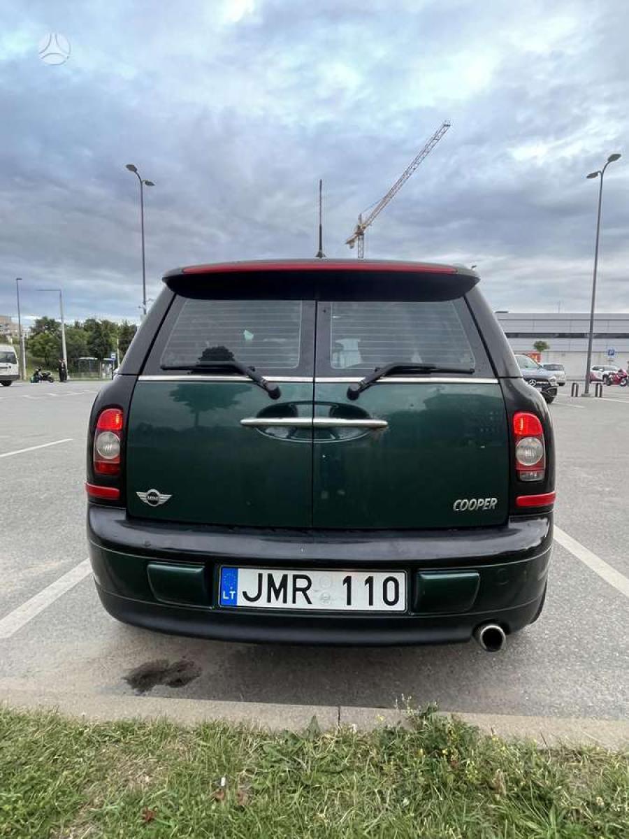 Zaļš MINI Clubman 2009 Viļņa, ar dzinēja tilpumu 1.60 L un nobraukumu 199 tūkst. km par 1400 €, foto 7 vietnē AUTOMOTO.COM.LV