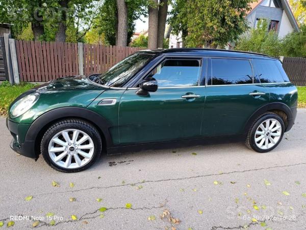 Zaļš MINI Clubman 2016 Rīga, ar dzinēja tilpumu 2.00 L un nobraukumu 230 tūkst. km par 6850 €, foto 5 vietnē AUTOMOTO.COM.LV