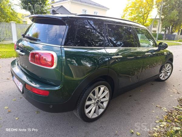 Zaļš MINI Clubman 2016 Rīga, ar dzinēja tilpumu 2.00 L un nobraukumu 230 tūkst. km par 6850 €, foto 8 vietnē AUTOMOTO.COM.LV