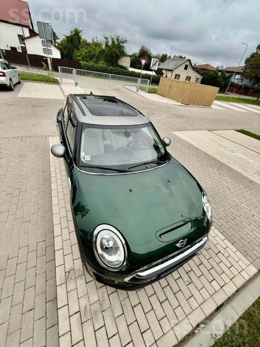 Zaļš MINI Clubman 2017 Rīga, ar dzinēja tilpumu 2.00 L un nobraukumu 106 tūkst. km par 14300 €, foto 1 vietnē AUTOMOTO.COM.LV