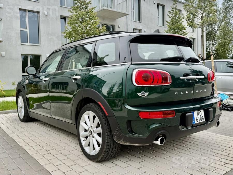 Zaļš MINI Clubman 2017 Rīga, ar dzinēja tilpumu 2.00 L un nobraukumu 106 tūkst. km par 14300 €, foto 7 vietnē AUTOMOTO.COM.LV