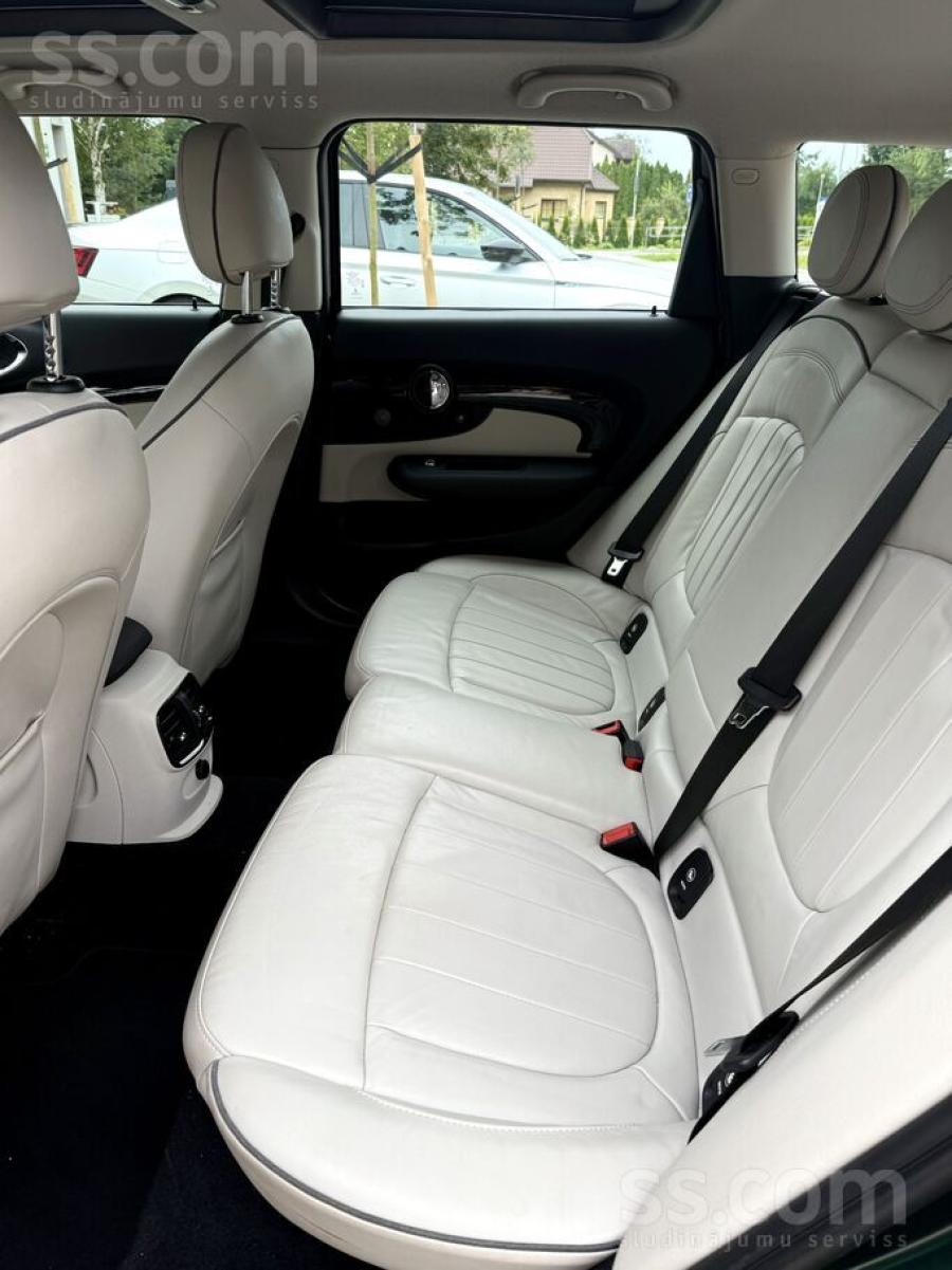 Zaļš MINI Clubman 2017 Rīga, ar dzinēja tilpumu 2.00 L un nobraukumu 106 tūkst. km par 14300 €, foto 11 vietnē AUTOMOTO.COM.LV