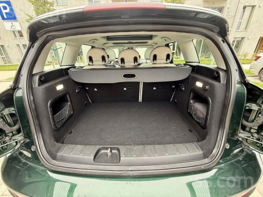 Zaļš MINI Clubman 2017 Rīga, ar dzinēja tilpumu 2.00 L un nobraukumu 106 tūkst. km par 14300 €, foto 25 vietnē AUTOMOTO.COM.LV
