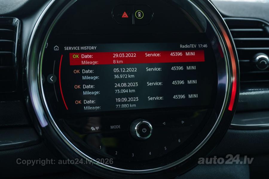 Zaļš MINI Clubman 2022 Tallina, ar dzinēja tilpumu 1.50 L un nobraukumu 133 tūkst. km par 18000 €, foto 30 vietnē AUTOMOTO.COM.LV
