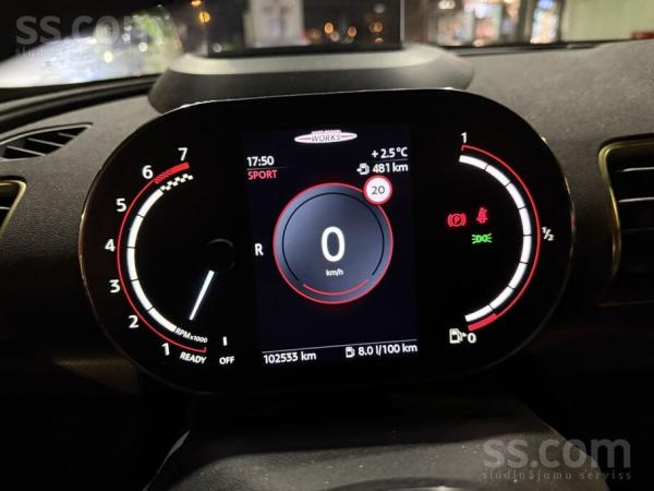 Green MINI Clubman 2022 in Riga, with an engine capacity of 2.00 L and mileage of 105 thousand km for 27900 €, photo 9 on AUTOMOTO.COM.LV