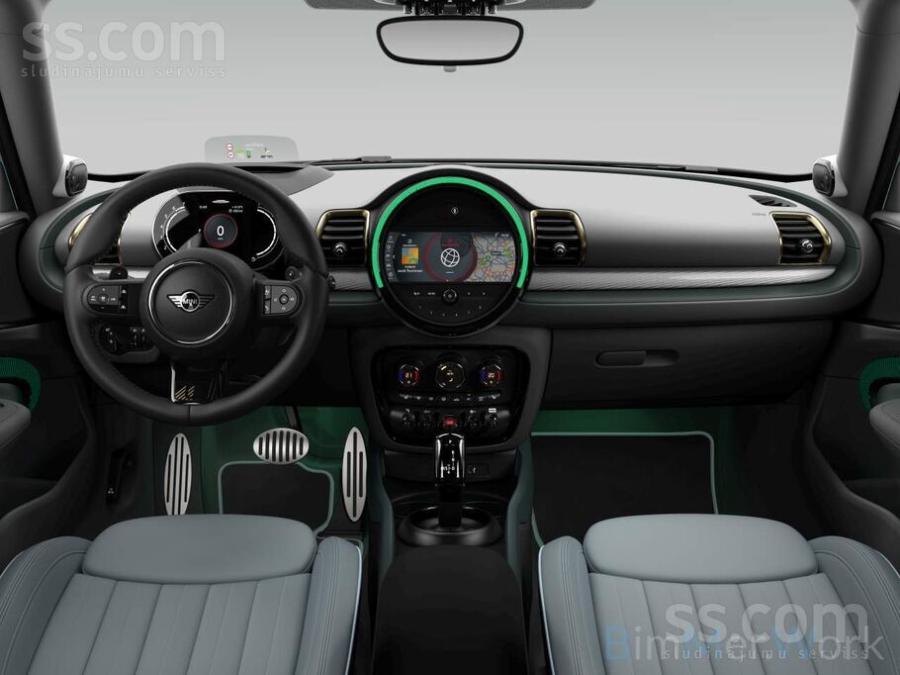 Green MINI Clubman 2022 in Riga, with an engine capacity of 2.00 L and mileage of 105 thousand km for 27900 €, photo 12 on AUTOMOTO.COM.LV