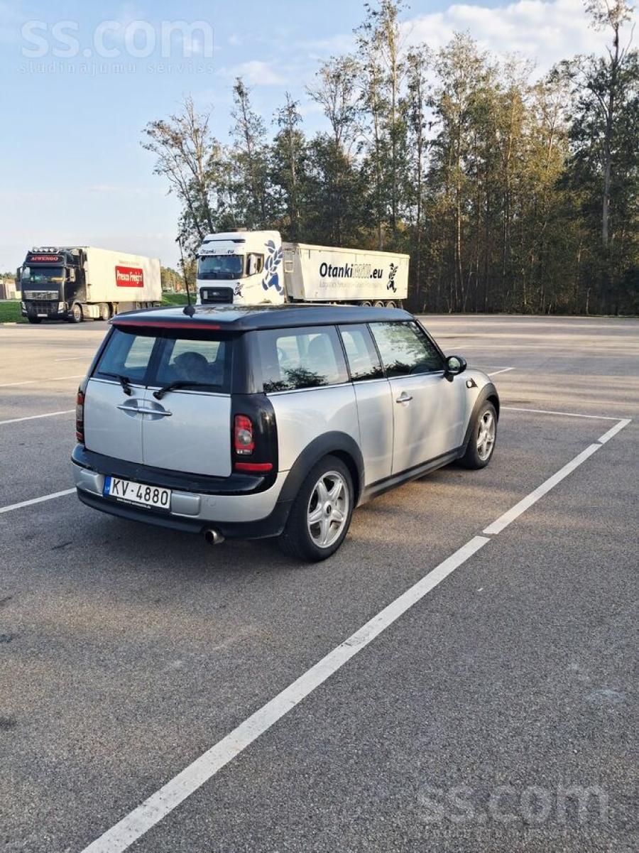 Grey MINI Clubman 2007 in Tukums, with an engine capacity of 1.60 L and mileage of 310 thousand km for 2400 €, photo 1 on AUTOMOTO.COM.LV