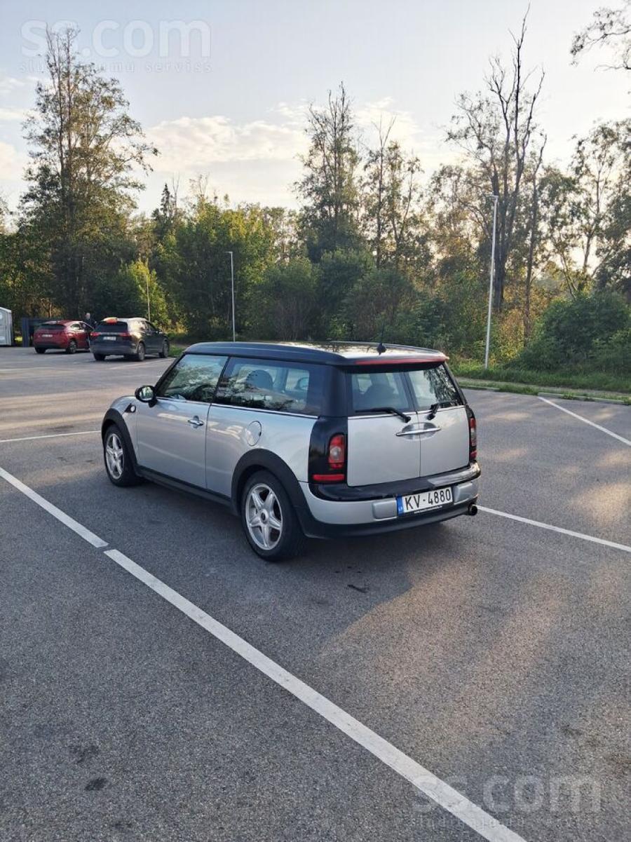 Grey MINI Clubman 2007 in Tukums, with an engine capacity of 1.60 L and mileage of 310 thousand km for 2400 €, photo 6 on AUTOMOTO.COM.LV