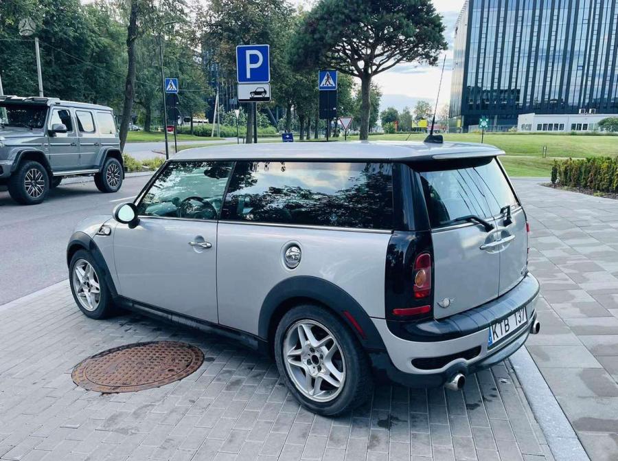 Pelēks MINI Clubman 2009 Viļņa, ar dzinēja tilpumu 1.60 L un nobraukumu 249 tūkst. km par 3280 €, foto 6 vietnē AUTOMOTO.COM.LV