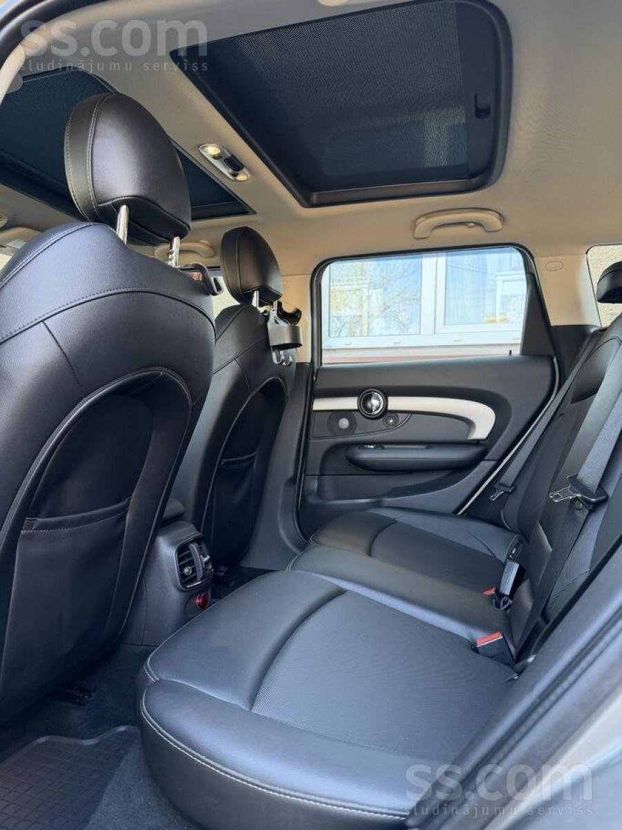 Grey MINI Clubman 2016 in Riga, with an engine capacity of 1.50 L and mileage of 117 thousand km for 10700 €, photo 13 on AUTOMOTO.COM.LV