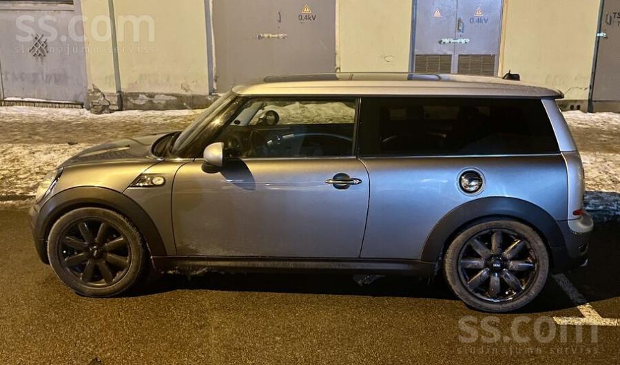 Pelēks MINI Clubman 2009 Rīga, ar dzinēja tilpumu 1.60 L un nobraukumu 238 tūkst. km par 4700 €, foto 3 vietnē AUTOMOTO.COM.LV