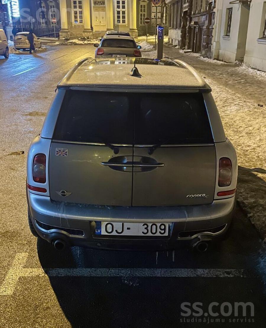Pelēks MINI Clubman 2009 Rīga, ar dzinēja tilpumu 1.60 L un nobraukumu 238 tūkst. km par 4700 €, foto 5 vietnē AUTOMOTO.COM.LV
