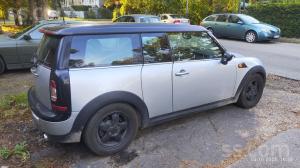 Pelēks MINI Clubman 2009 Rīga, ar dzinēja tilpumu 1.60 L un nobraukumu 310 tūkst. km par 1900 €, foto 3 vietnē AUTOMOTO.COM.LV
