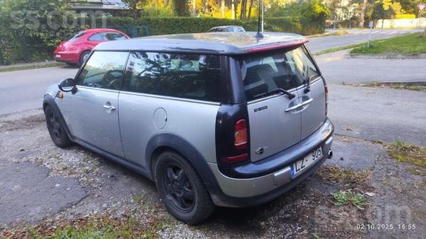 Pelēks MINI Clubman 2009 Rīga, ar dzinēja tilpumu 1.60 L un nobraukumu 310 tūkst. km par 1900 €, foto 3 vietnē AUTOMOTO.COM.LV