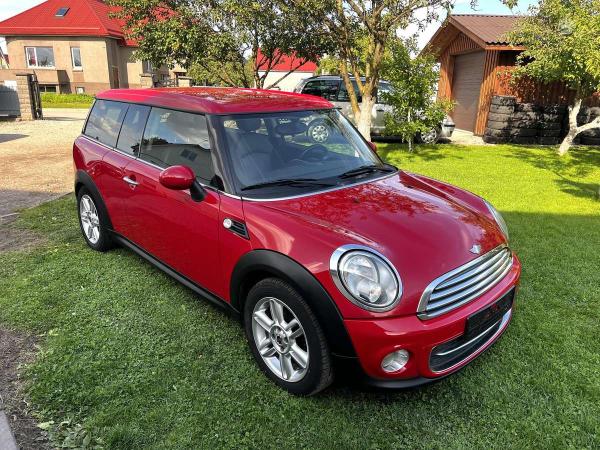 Red MINI Clubman 2011 in Ukmerge, with an engine capacity of 1.60 L and mileage of 228 thousand km for 3350 €, photo 2 on AUTOMOTO.COM.LV