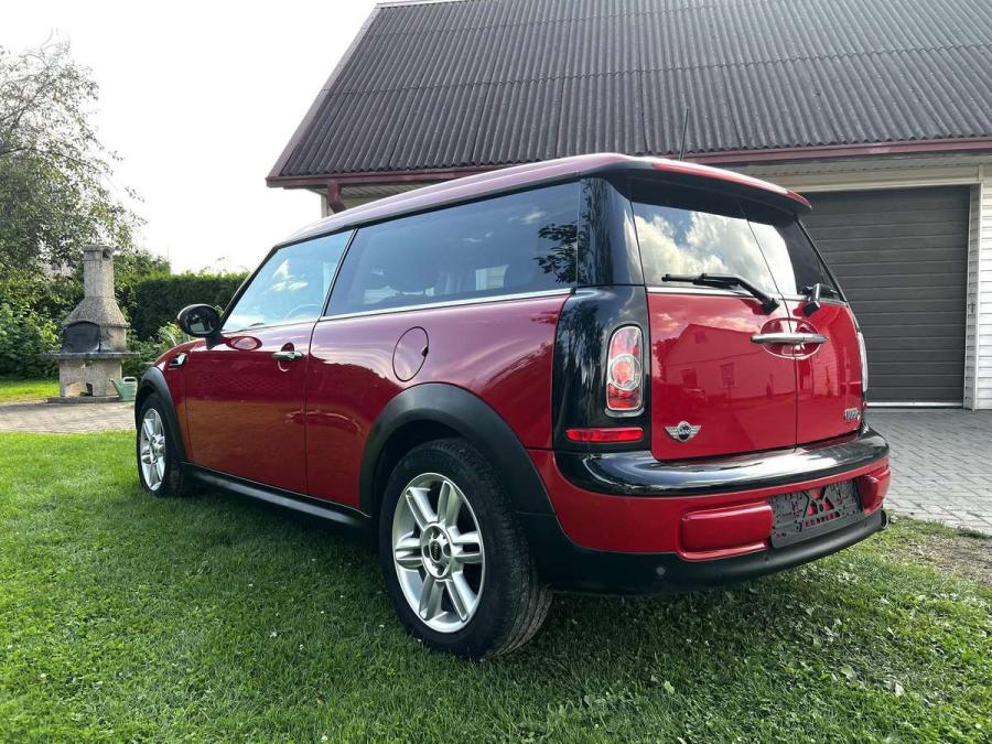 Sarkans MINI Clubman 2011 Ukmergė, ar dzinēja tilpumu 1.60 L un nobraukumu 228 tūkst. km par 3350 €, foto 5 vietnē AUTOMOTO.COM.LV