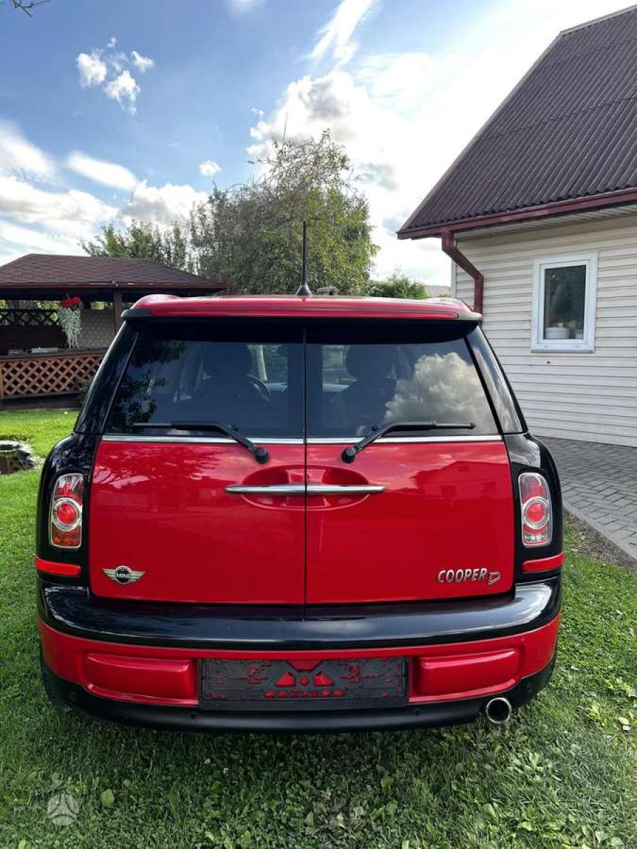 Sarkans MINI Clubman 2011 Ukmergė, ar dzinēja tilpumu 1.60 L un nobraukumu 228 tūkst. km par 3350 €, foto 7 vietnē AUTOMOTO.COM.LV