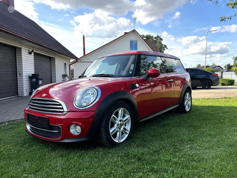 Sarkans MINI Clubman 2011 Ukmergė, ar dzinēja tilpumu 1.60 L un nobraukumu 228 tūkst. km par 3350 €, foto 8 vietnē AUTOMOTO.COM.LV