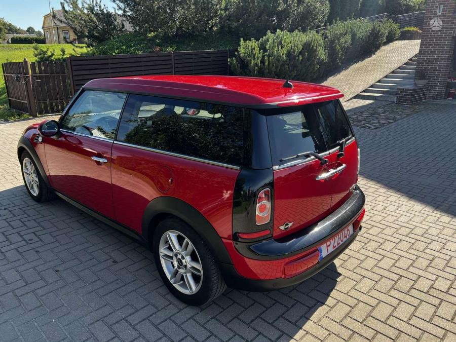 Sarkans MINI Clubman 2011 Ukmergė, ar dzinēja tilpumu 1.60 L un nobraukumu 228 tūkst. km par 3250 €, foto 10 vietnē AUTOMOTO.COM.LV