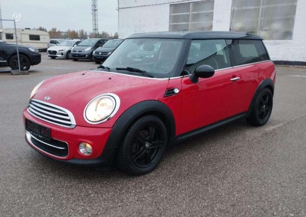 Sarkans MINI Clubman 2013 Marijampole, ar dzinēja tilpumu 1.60 L un nobraukumu 200 tūkst. km par 4900 €, foto 1 vietnē AUTOMOTO.COM.LV