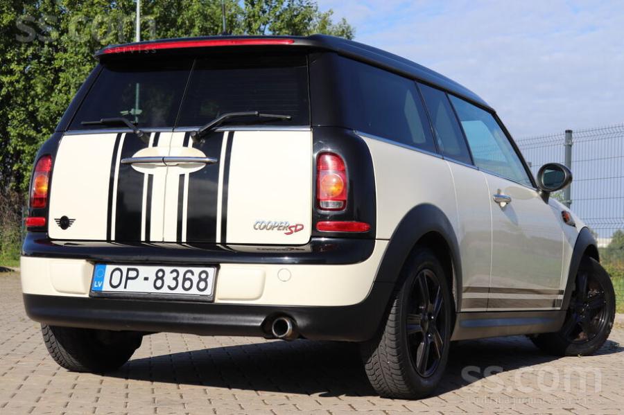MINI Clubman 2009 in Riga, with an engine capacity of 1.60 L and mileage of 261 thousand km for 4450 €, photo 9 on AUTOMOTO.COM.LV