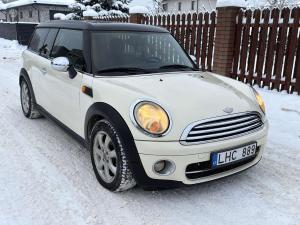 White MINI Clubman 2008 in Vilnius, with an engine capacity of 1.60 L and mileage of 251 thousand km for 2000 €, photo  on AUTOMOTO.COM.LV
