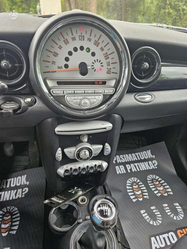 White MINI Clubman 2008 in Prienai, with an engine capacity of 1.60 L and mileage of 289 thousand km for 2250 €, photo 8 on AUTOMOTO.COM.LV